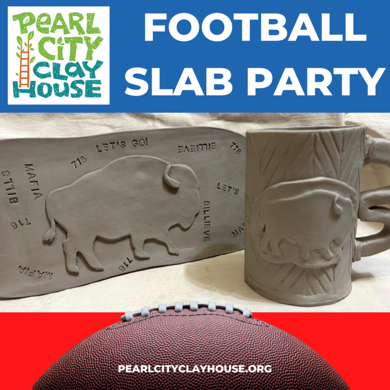 Football slab party - Pearl City Clay House