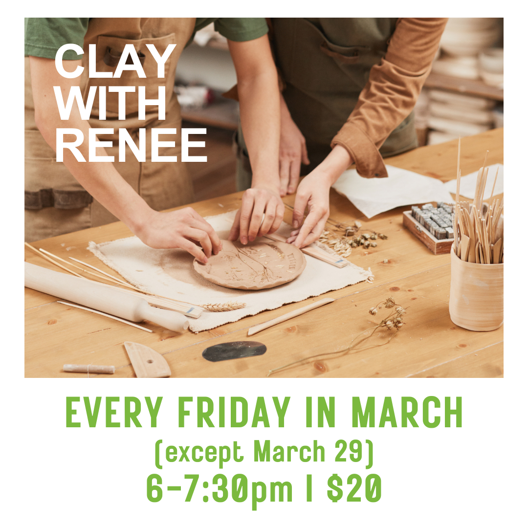 Events from June 28 – March 16 – Pearl City Clay House