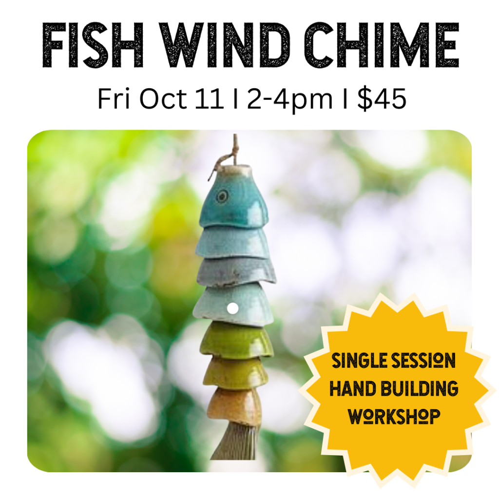 Hand Built Wind Chimes - Pearl City Clay House